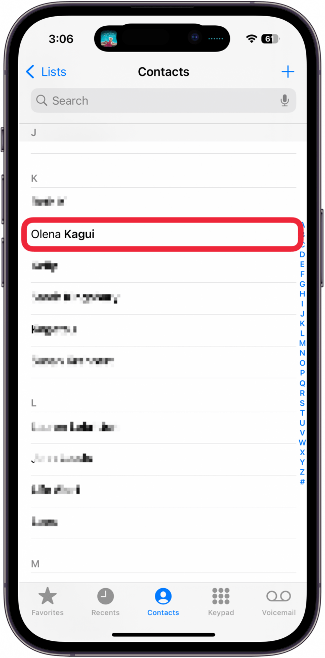 How To Use Favorite Contacts On iPhone For Faster Calls