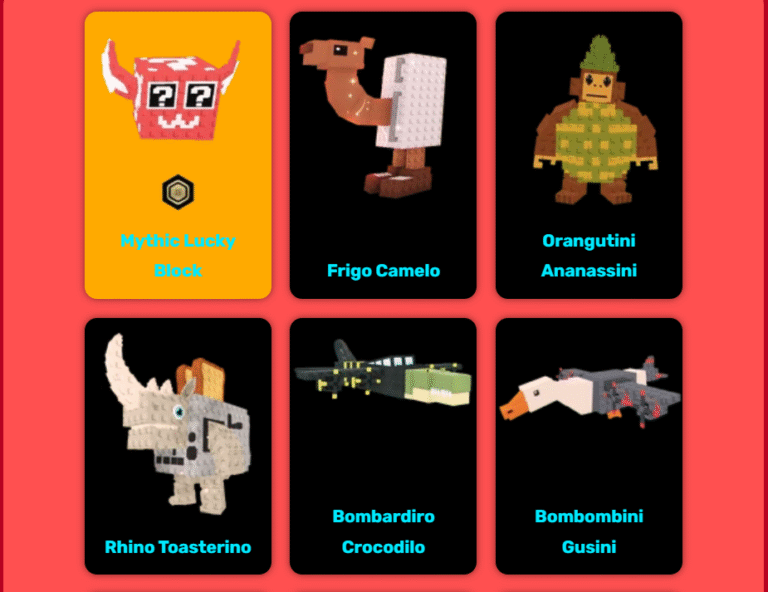 All Brainrots in Steal a Brainrot (100+ Names, Sorted By Rarity)