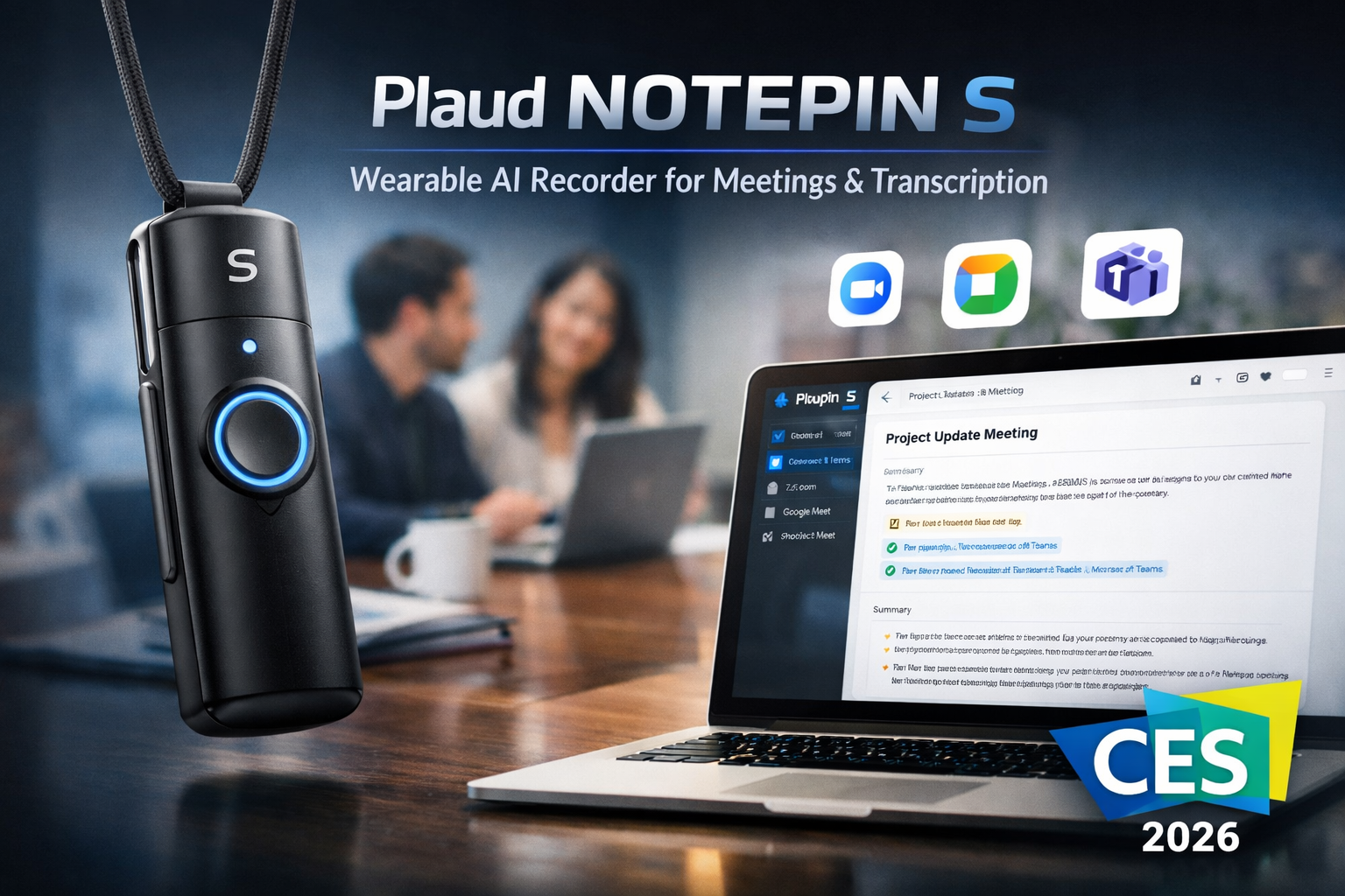 Plaud Introduces NotePin S Wearable AI Recorder for Meetings and ...
