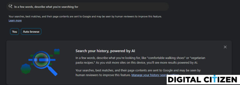 Chrome tests AI-powered history search with Gemini Auto Browse