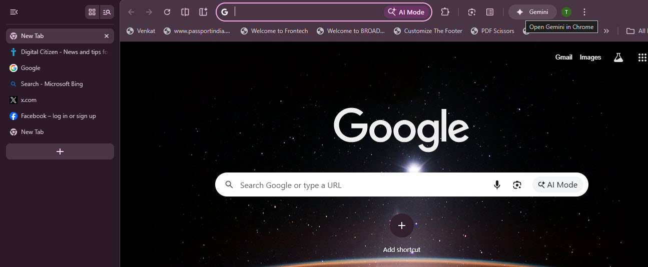 Chrome Is Integrating Gemini Directly Into Vertical Tabs