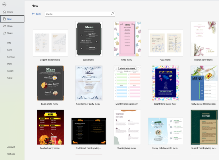 How to Create a Restaurant Menu in Microsoft Word