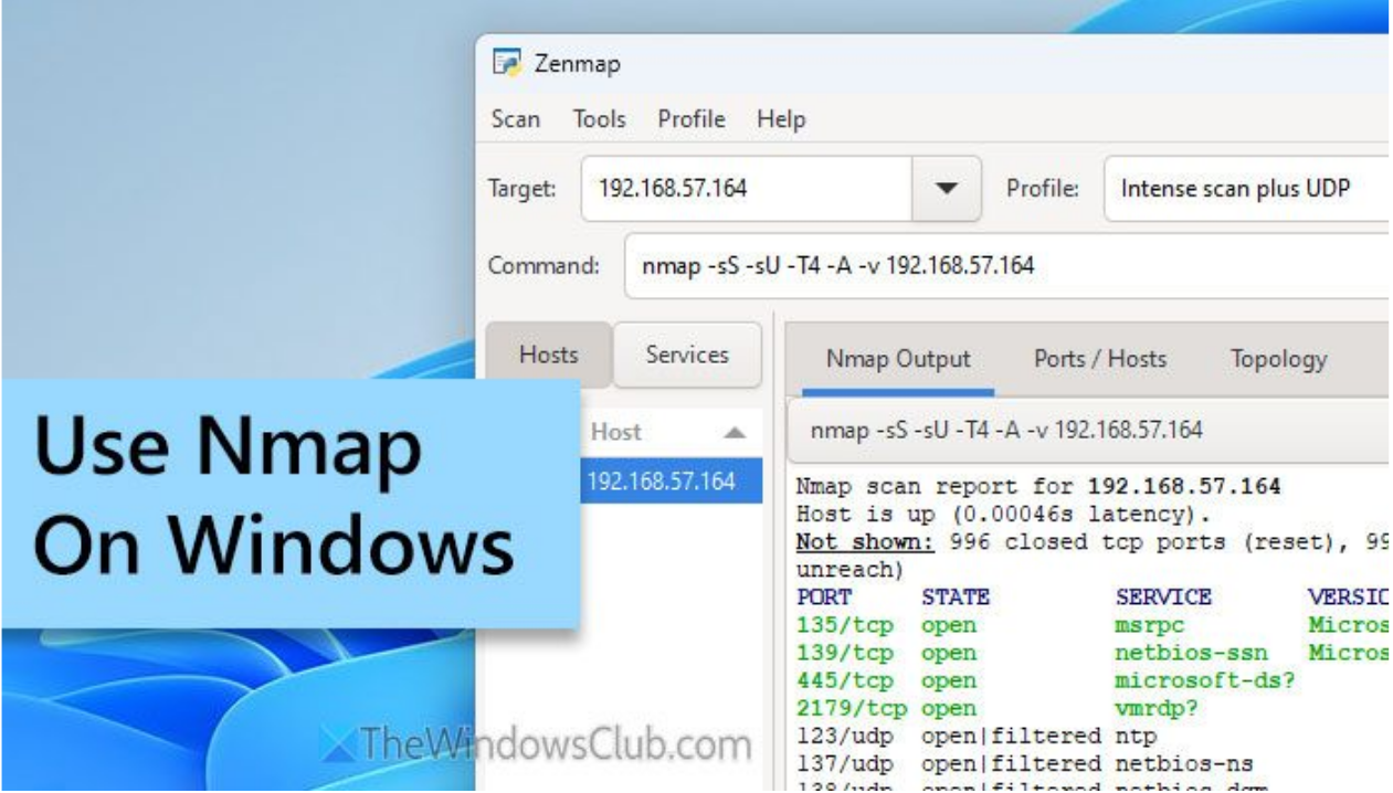 How to Use Nmap on Windows PC