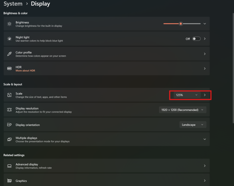 How to Change Display Scale in Windows 11
