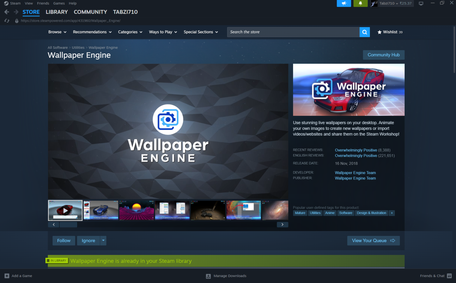 Wallpaper Engine Pkg