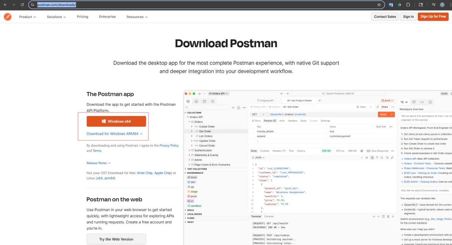 How to Download and Install Postman on Windows