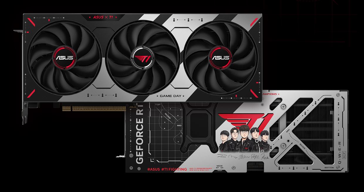 ASUS launches T1 themed RTX 5070 and RTX 5060 Ti graphics cards for ...