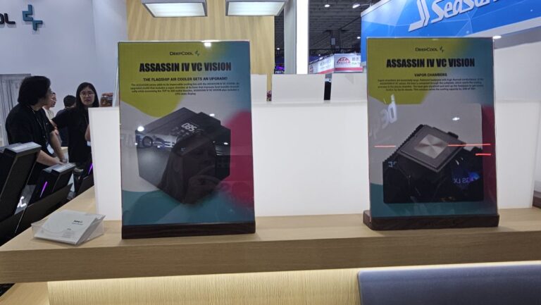 DeepCool Shows New Curved Screen AIO and Assassin V Vision Air Cooler ...